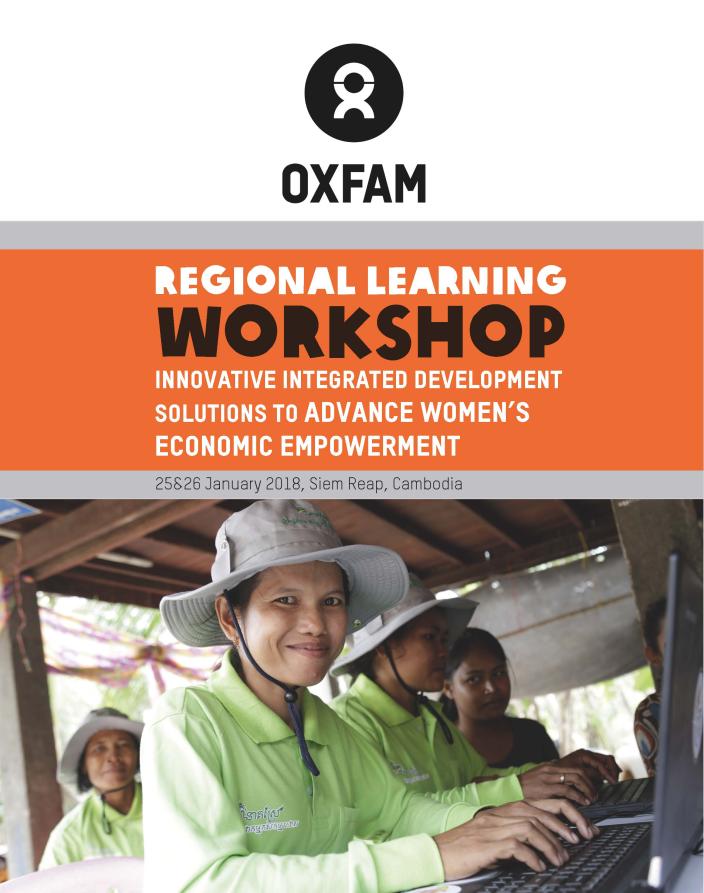 Booklet: Regional Learning Workshop | Oxfam in Cambodia